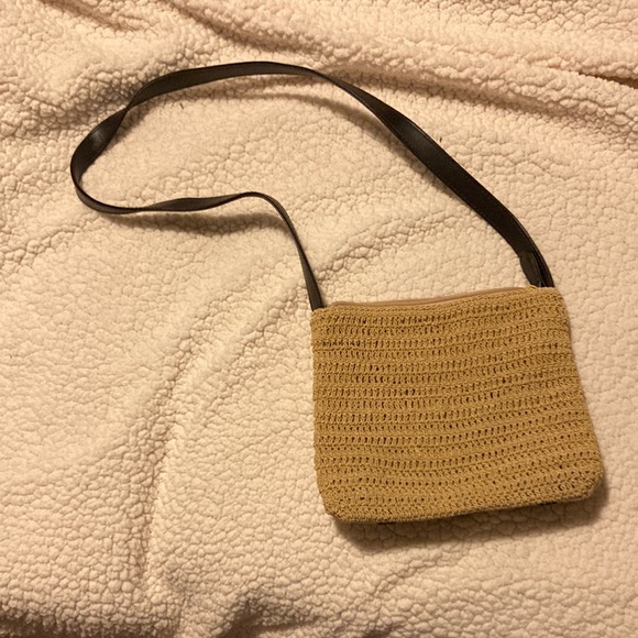 villager | Bags | Tan Crochet Small Purse | Poshmark